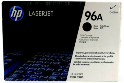 HP 96A Black Toner Cartridge Q4096A *EXP 11/21/12* Brand New Sealed ...