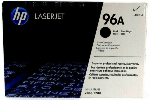 HP 96A Black Toner Cartridge Q4096A *EXP 11/21/12* Brand New Sealed ...