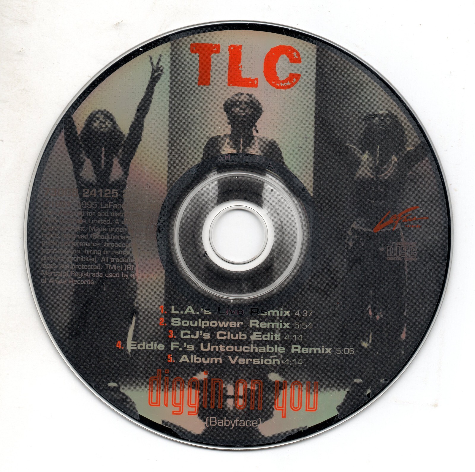 TLC – Diggin' On You 1995 AUS MAXI SINGLE CD MINT | eBay
