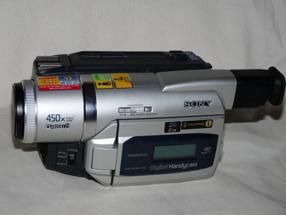 Sony DCR-TRV520 Digital8 HI8 8mm Video8 Camcorder VCR Player Video ...