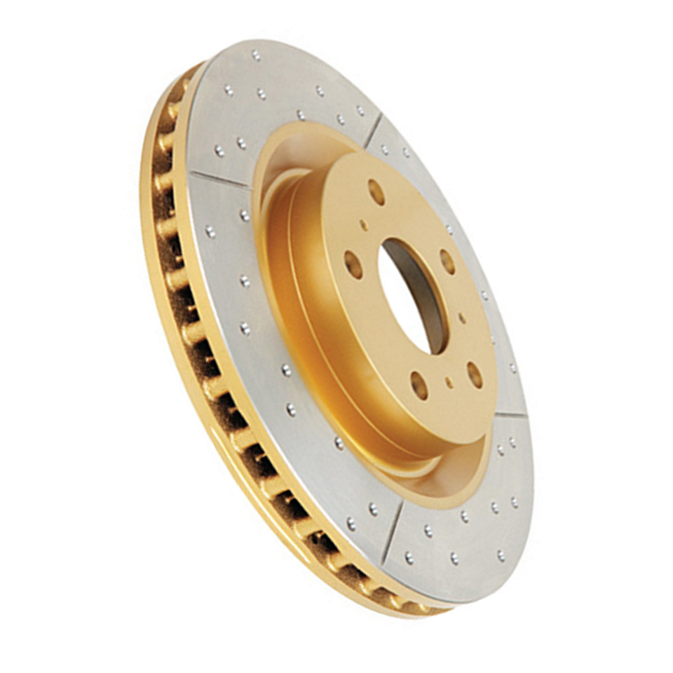 DBA Slotted Drilled Street Rear Brake Rotor Pair For 07-12 Impreza 13 ...