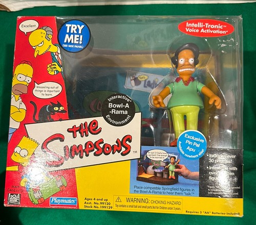 Series 4 Playmates WOS Simpsons Bowl-A-Rama Playset w Exclusive Pin Pal ...