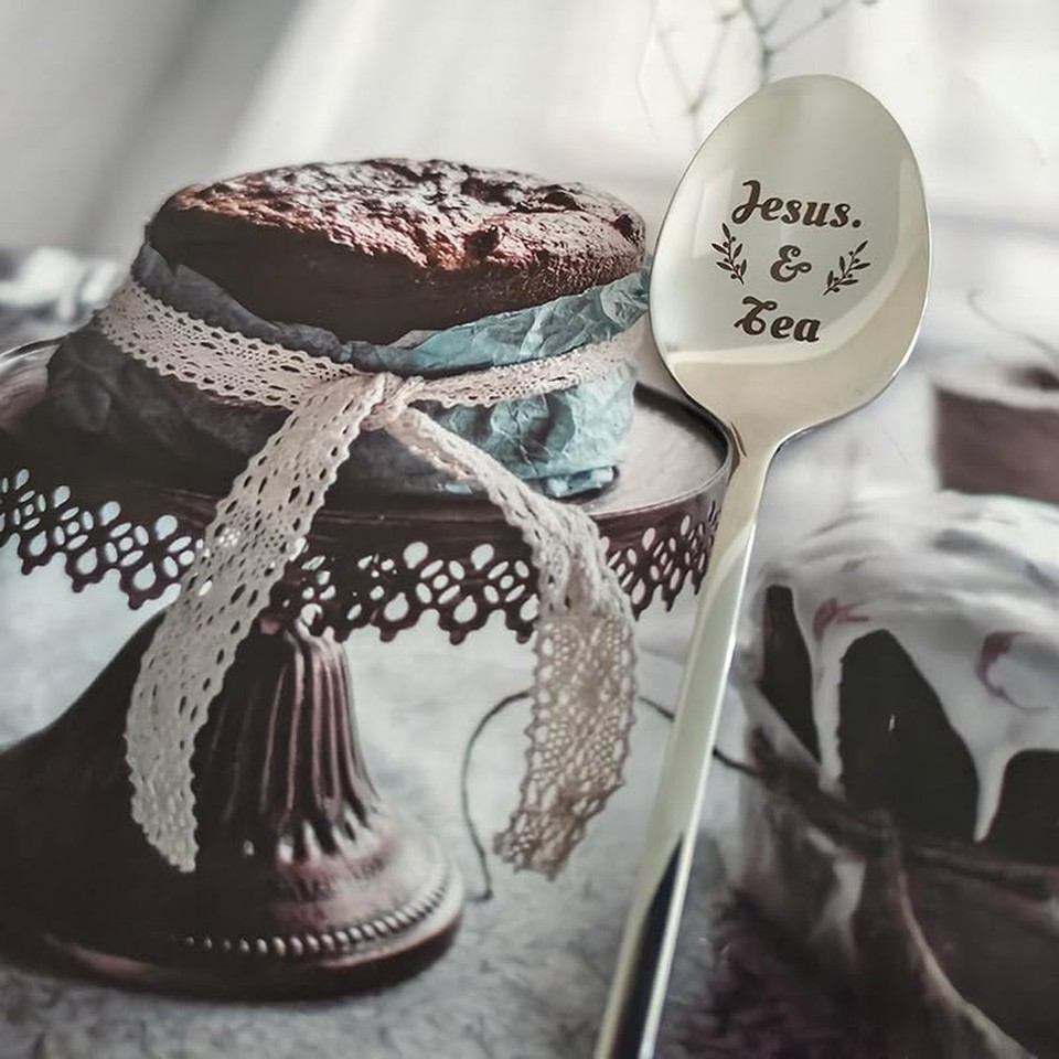 RFTWXHPN Jesus & Tea Spoons Gifts for Women Men, Christian Gift for ...
