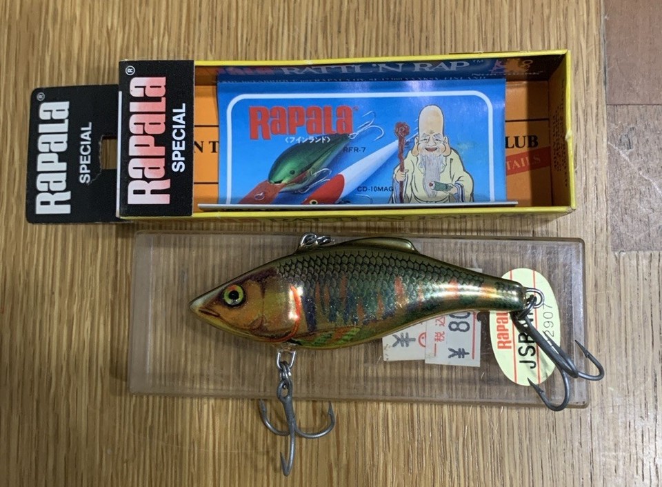 RAPALA RATTLIN RAP （RNR-7) Gold oikawa Japan special Finland made very ...