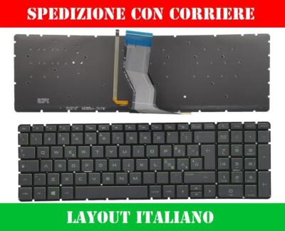 TASTIERA HP 15-AB 15-AK 15-AN 15-AU 15-BC RETROILLUMINATA TASTO INVIO ...