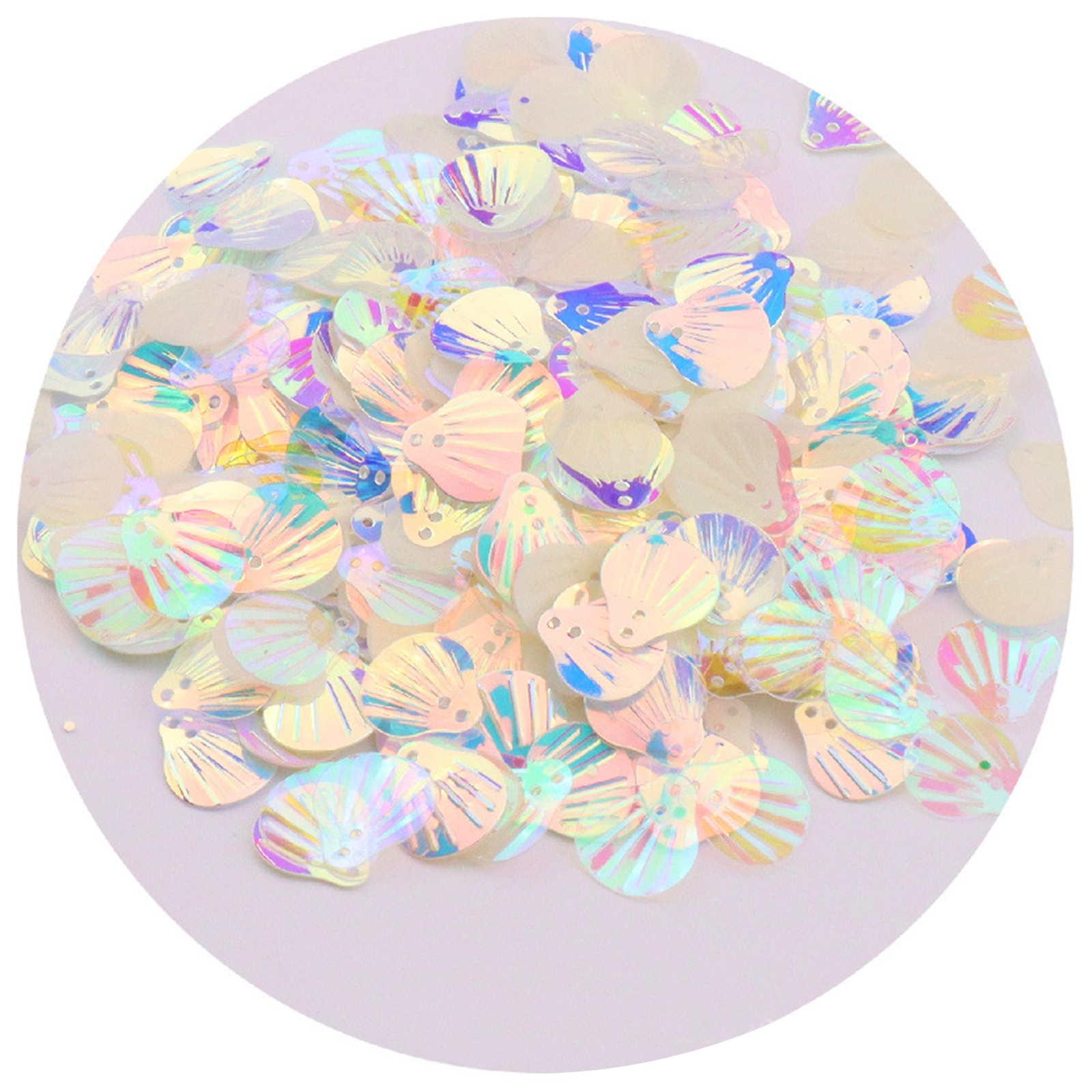 Paillettes Exquisite Handmade Hologram Seashell Sequins with Hole Eco ...