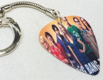 The Big Bang Theory Cast Guitar Pick Key Chain | eBay