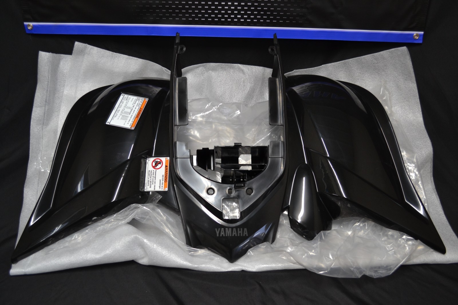 06-25 Raptor 700 plastics GENUINE YAMAHA fenders set YELLOW BLACK 🔥 ...