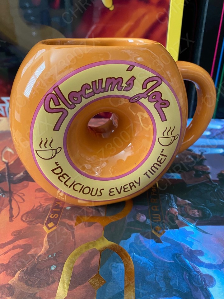 Fallout 4 Slocum's Joe Dough Boy Mug Coffee Ceramic Donut Cup Figure ...