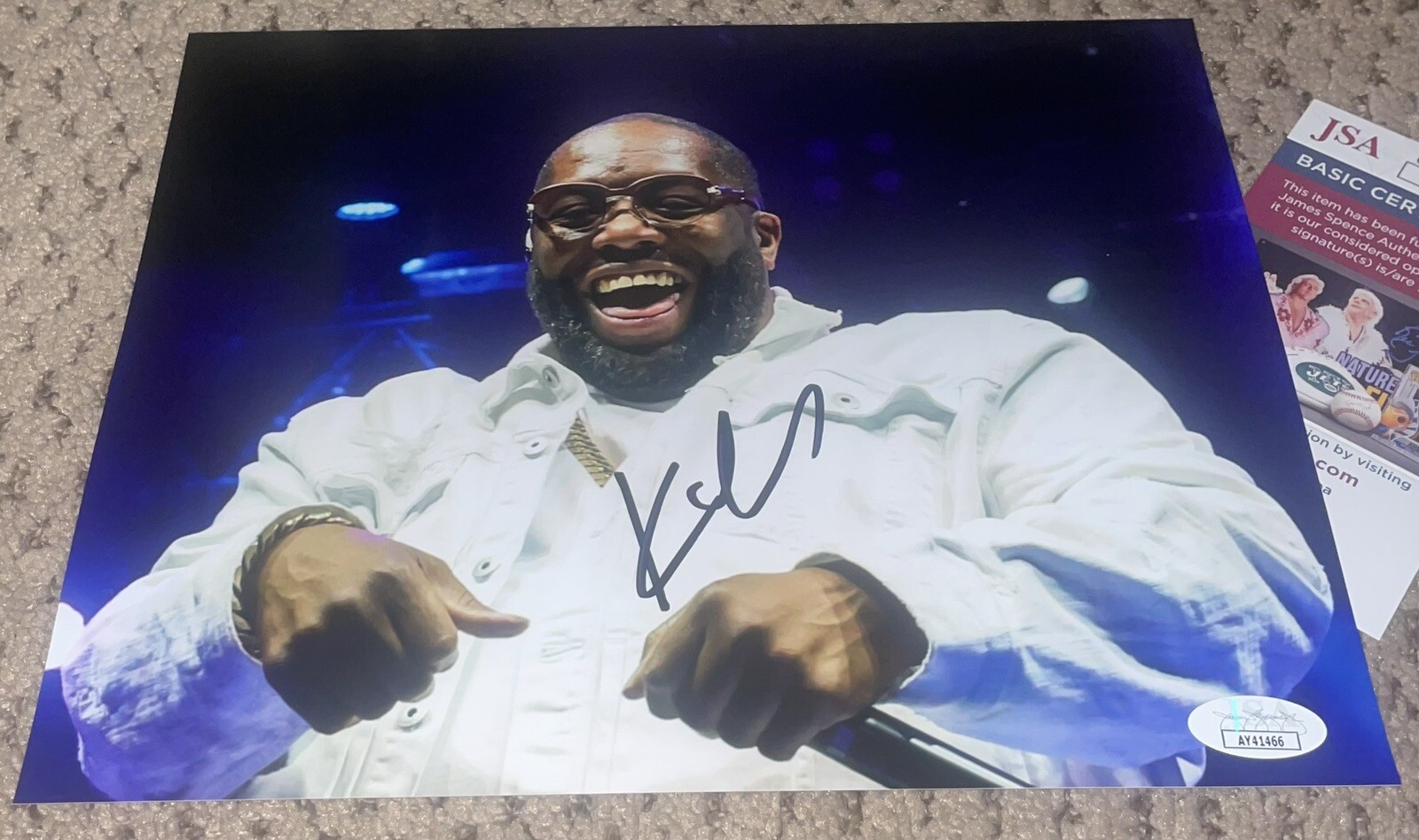 KILLER MIKE SIGNED 8X10 PHOTO JSA AUTOGRAPH RAP HIP HOP MUSIC RUN THE ...