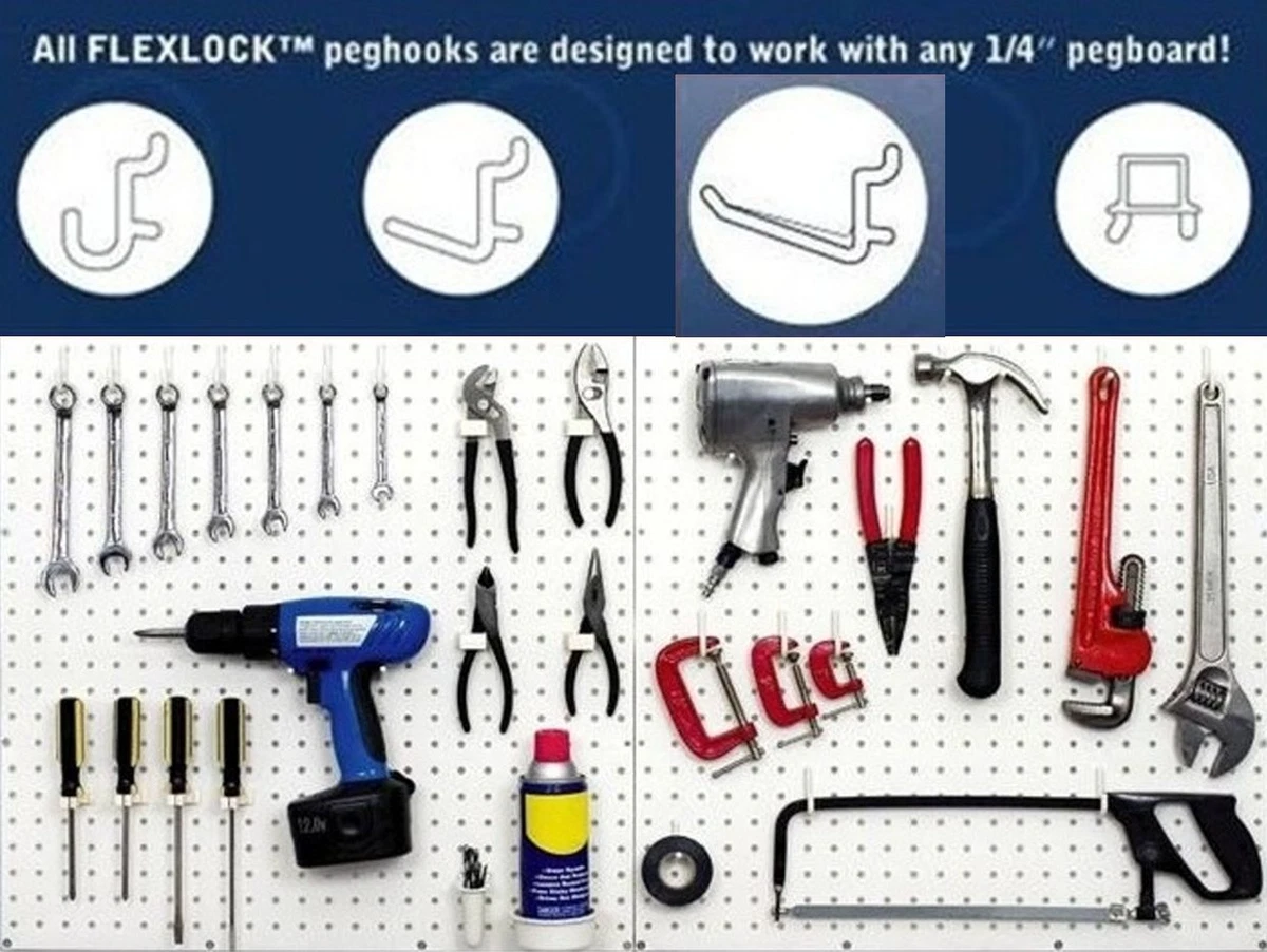 Plastic Pegboard Locks