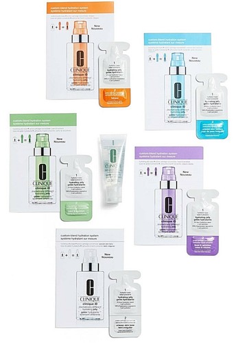 NEW CLINIQUE Dramatically Different Hydrating Jelly .5 oz & 5 Single ID ...