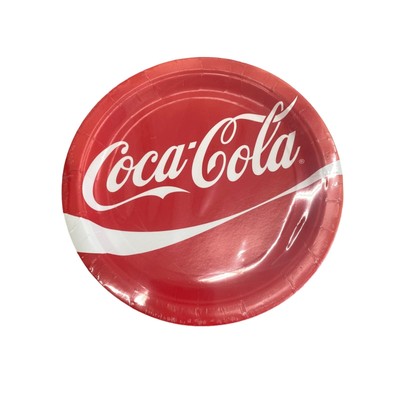 Coca-Cola Disposable Plates 8-Pack 8.75 Inch Red & White | eBay