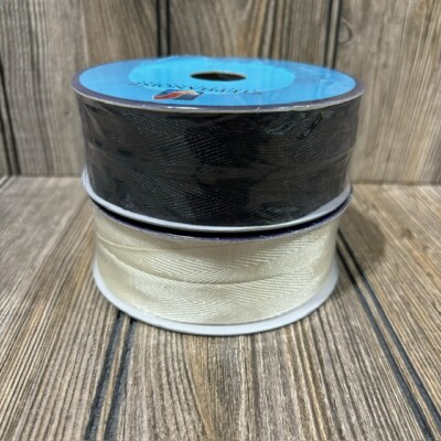 Stephanoise Ribbon 00100 100% Polyester Twill Tape, 20mm - Choose Color ...