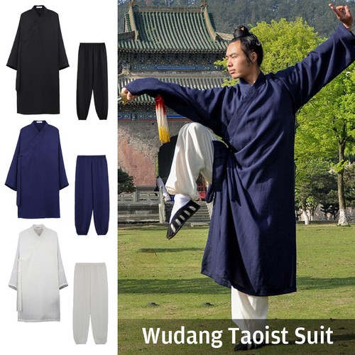 Wudang Taoist Suit Kung fu Tai chi Uniform Martial arts Wushu Wing Chun ...