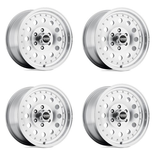 Set 4 16" American Racing AR62 Outlaw II 16x8 6x5.5 25mm Wheels ...