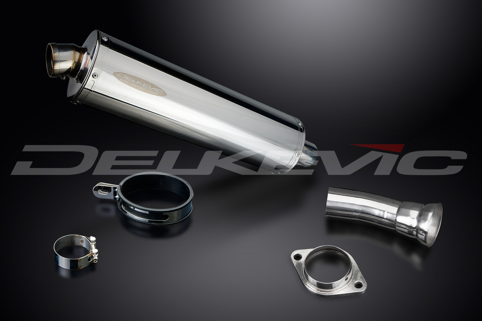 HONDA VFR750FL-FP 1990-1993 450MM OVAL STAINLESS EXHAUST SYSTEM | eBay