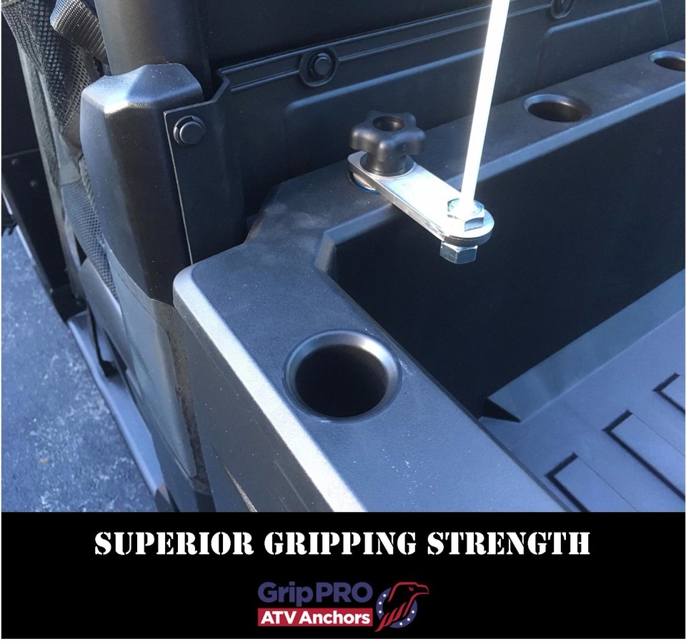 Flag Mount Fits POLARIS RANGER Lock and Ride ATV Flag Pole Holder Quick ...