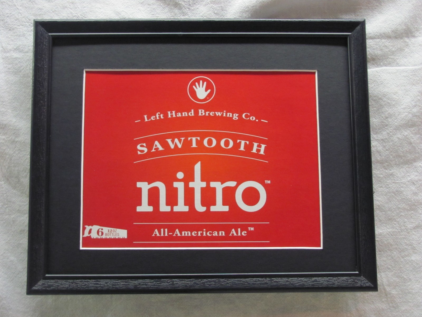 LEFT HAND SAWTOOTH NITRO ALE SIGN #1108 | eBay