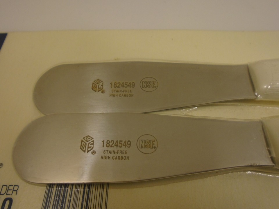 USA Made 2 Pack USA 4 1/4" Bagel Breakfast Toast Spreaders Stiff ...