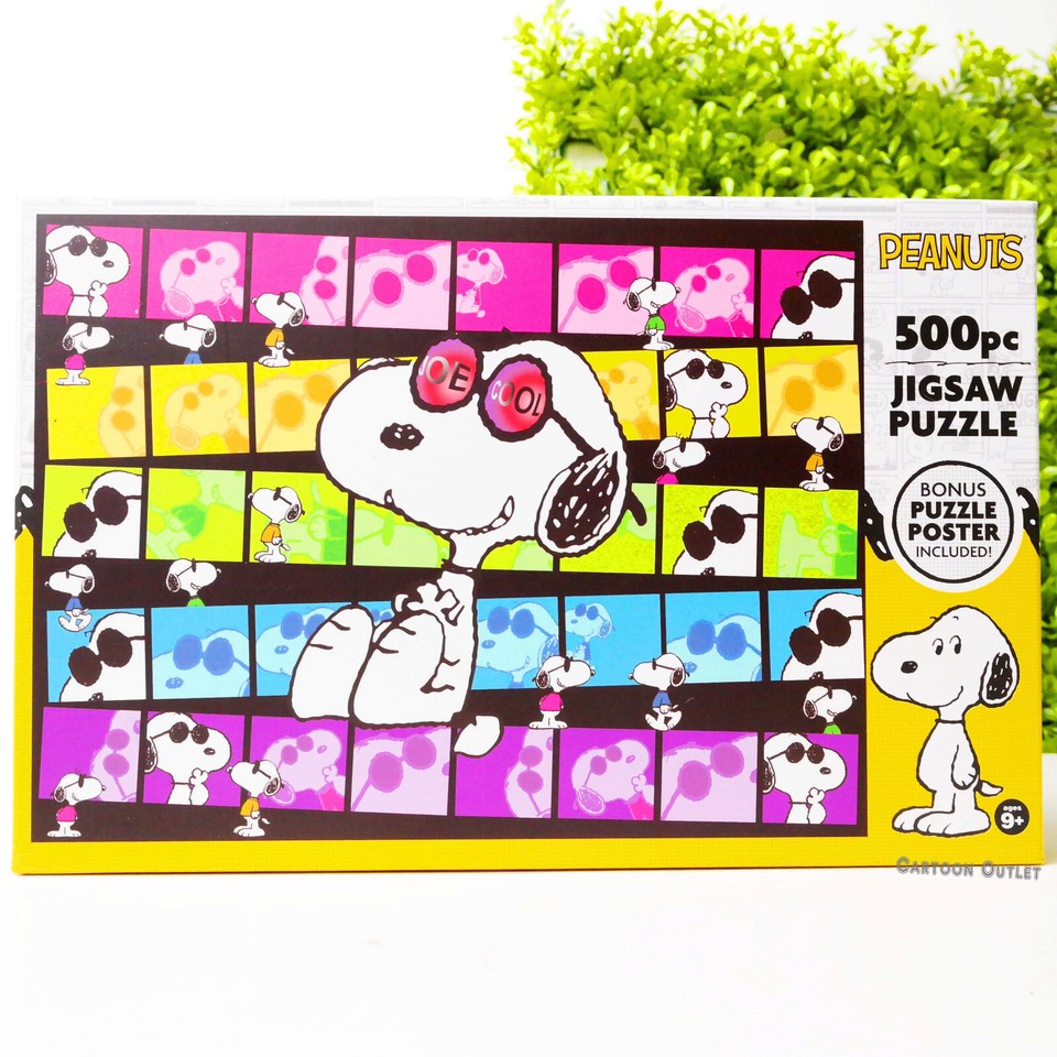 Peanuts Snoopy Puzzle 500 Piece Joe Cool Jigsaw puzzle New Gift | eBay