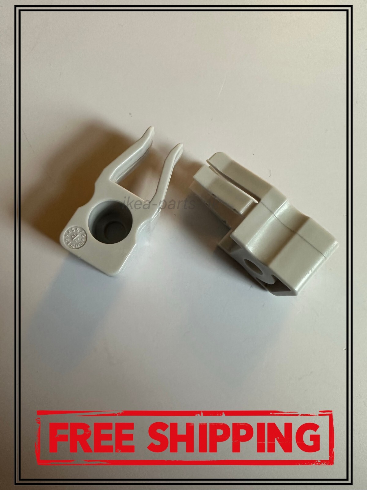 2x IKEA 128866 Pax Wardrobe Clips Catch for Sliding Doors Original ...