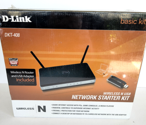 D-Link Wireless-N USB Network Router Starter Kit (DKT-408) 790069323478 ...