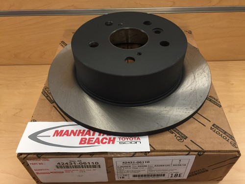 08-12 AVALON, 07-11 CAMRY NAP & HYBRID NAP OEM REAR Brake DISC ROTOR ...