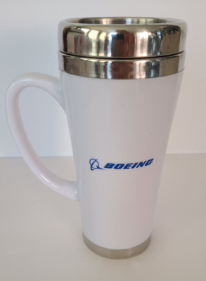 Boeing Company Employee Boeing Edge Info Services 12 oz Hot/Cold Travel ...