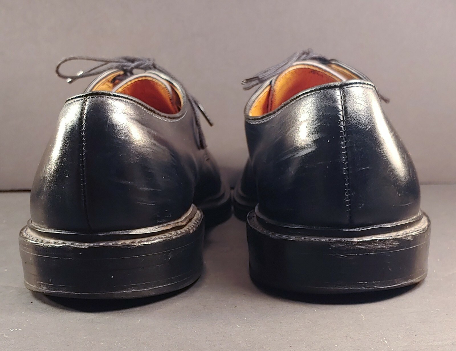 ALLEN EDMONDS "BRENTWOOD" BLACK LEATHER OXFORDS (11.5 C) | eBay