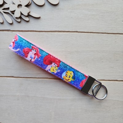 Handmade Disney princess wristlet, Disney key fob | eBay