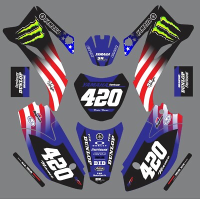 Graphic Kit for 2008-2020 Yamaha TTR110 TTR 110 Decals Graphics America ...