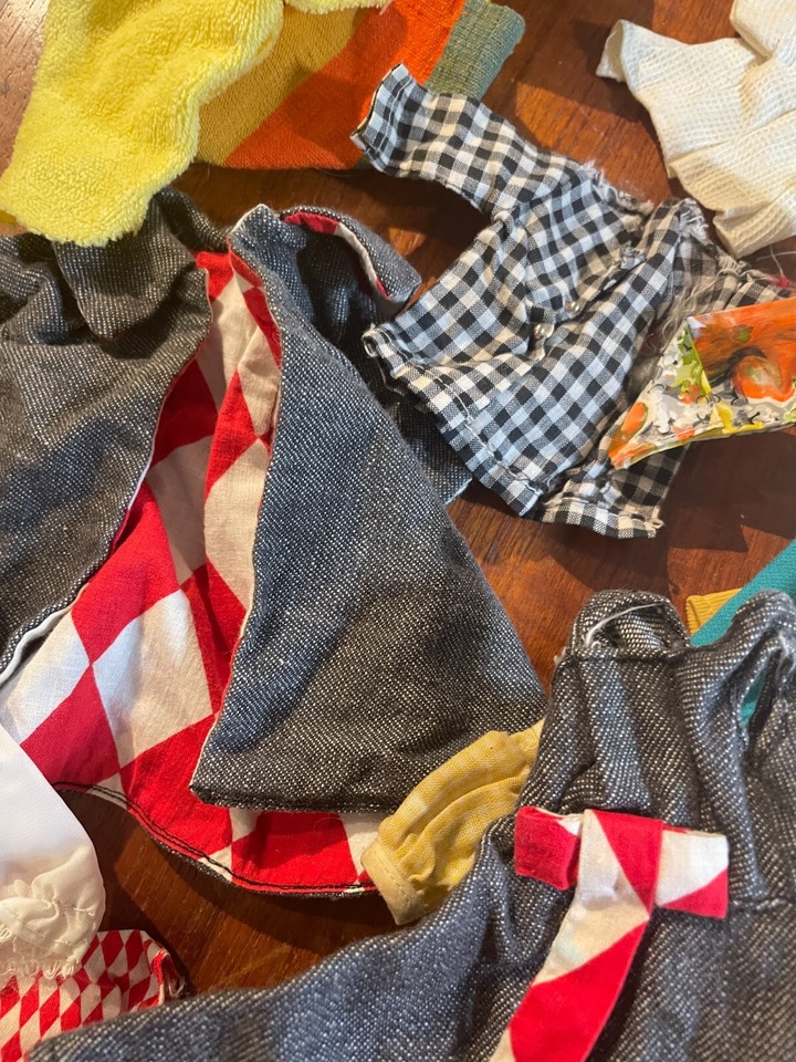 Vintage 1960s Lot Barbie Clone MARY MAKEUP Betsy Tong Handmade Clothes ...