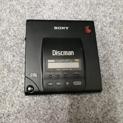 SONY Discman Personal CD player D-303 Walkman Metal Body Vintage AS IS ...