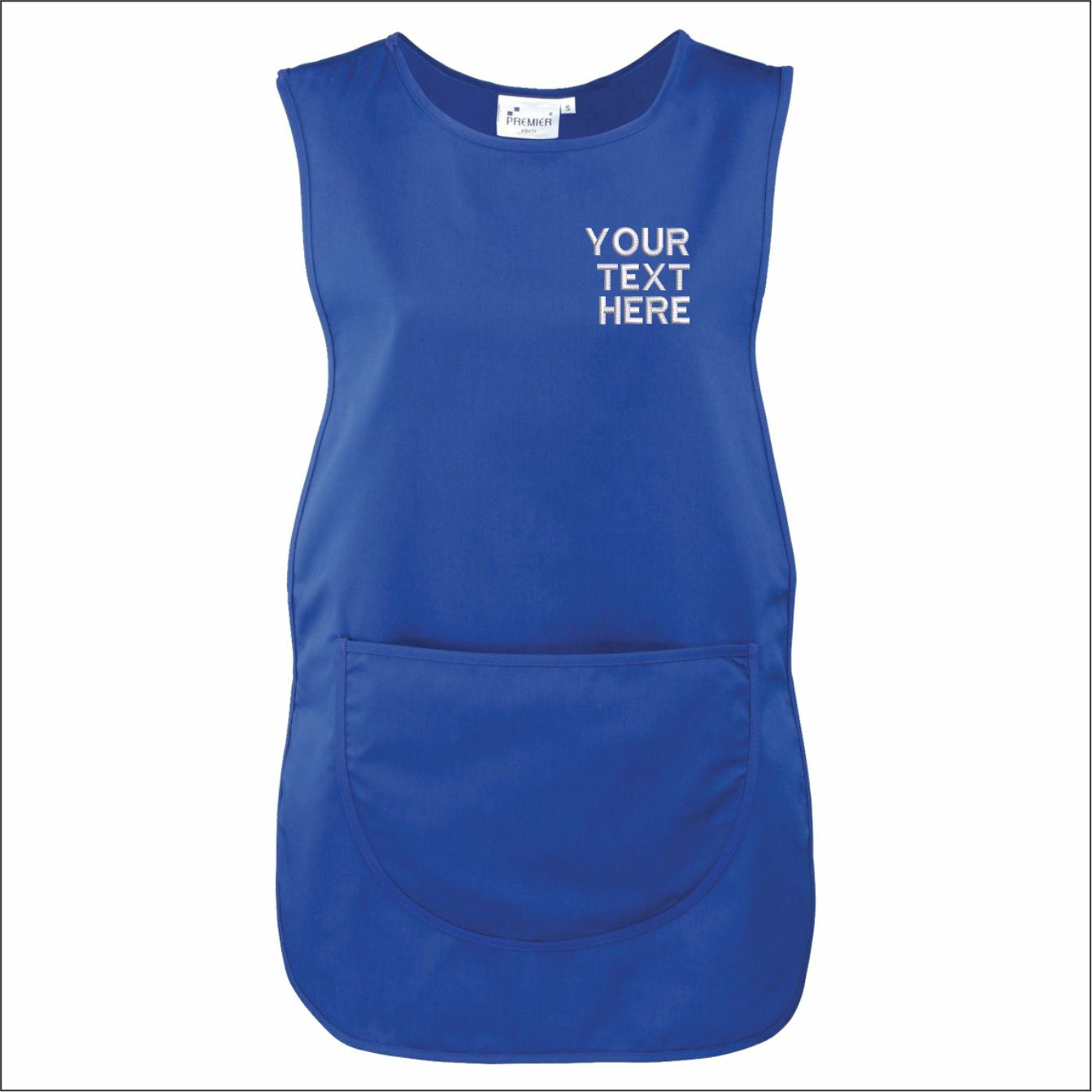 Personalised Custom Embroidered Ladies Pocket Tabard Workwear Bar ...