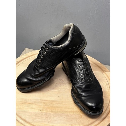 Footjoy Golf Shoes Cleats Black 59994 Mens size 11.5 Optiflex Leather ...