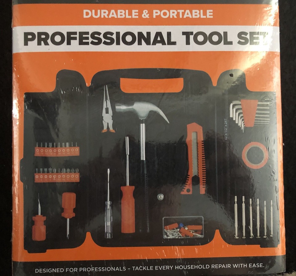 Bulldog 142 Pc Household Tool Set Mechanics Tool Kit Basic Home Repair ...