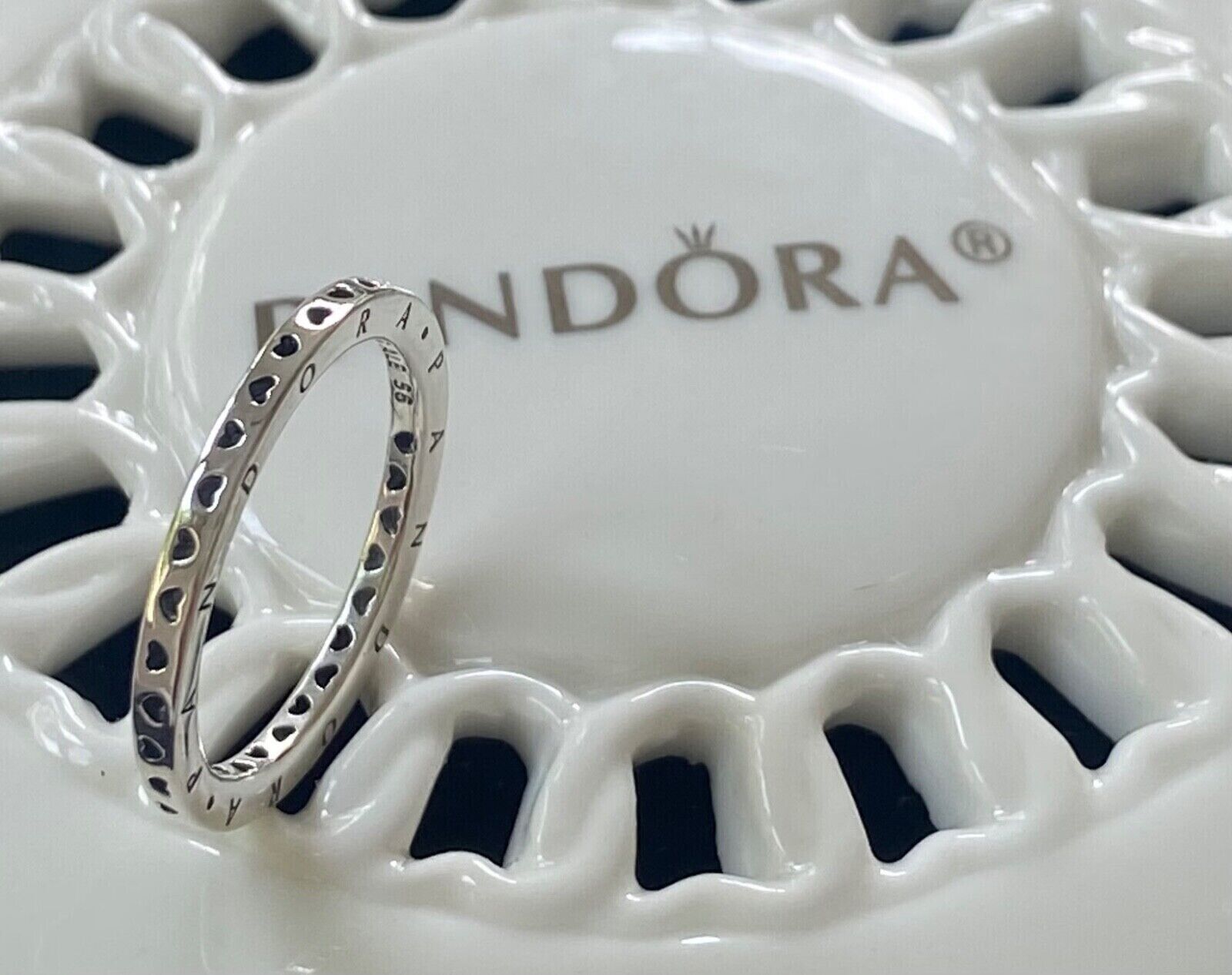 Authentic Pandora Signature Hearts of Pandora Ring #197133 | eBay