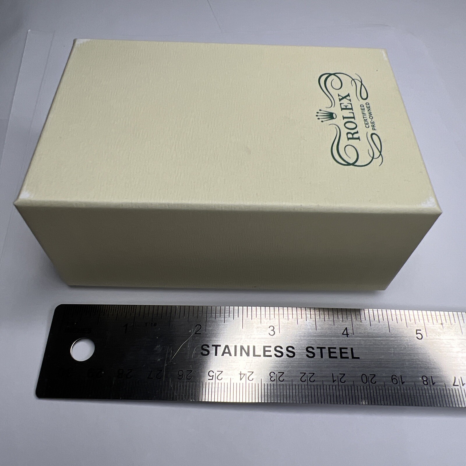 Rolex CPO Off White Leather Watch Travel Case Manual & Box | eBay