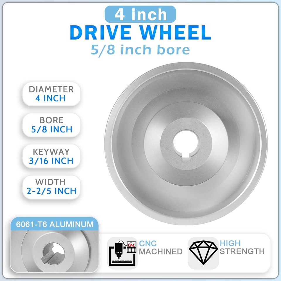 Belt Grinder 2x72 Wheel Set For Knife Grinder with Drive Idler,Tracking ...