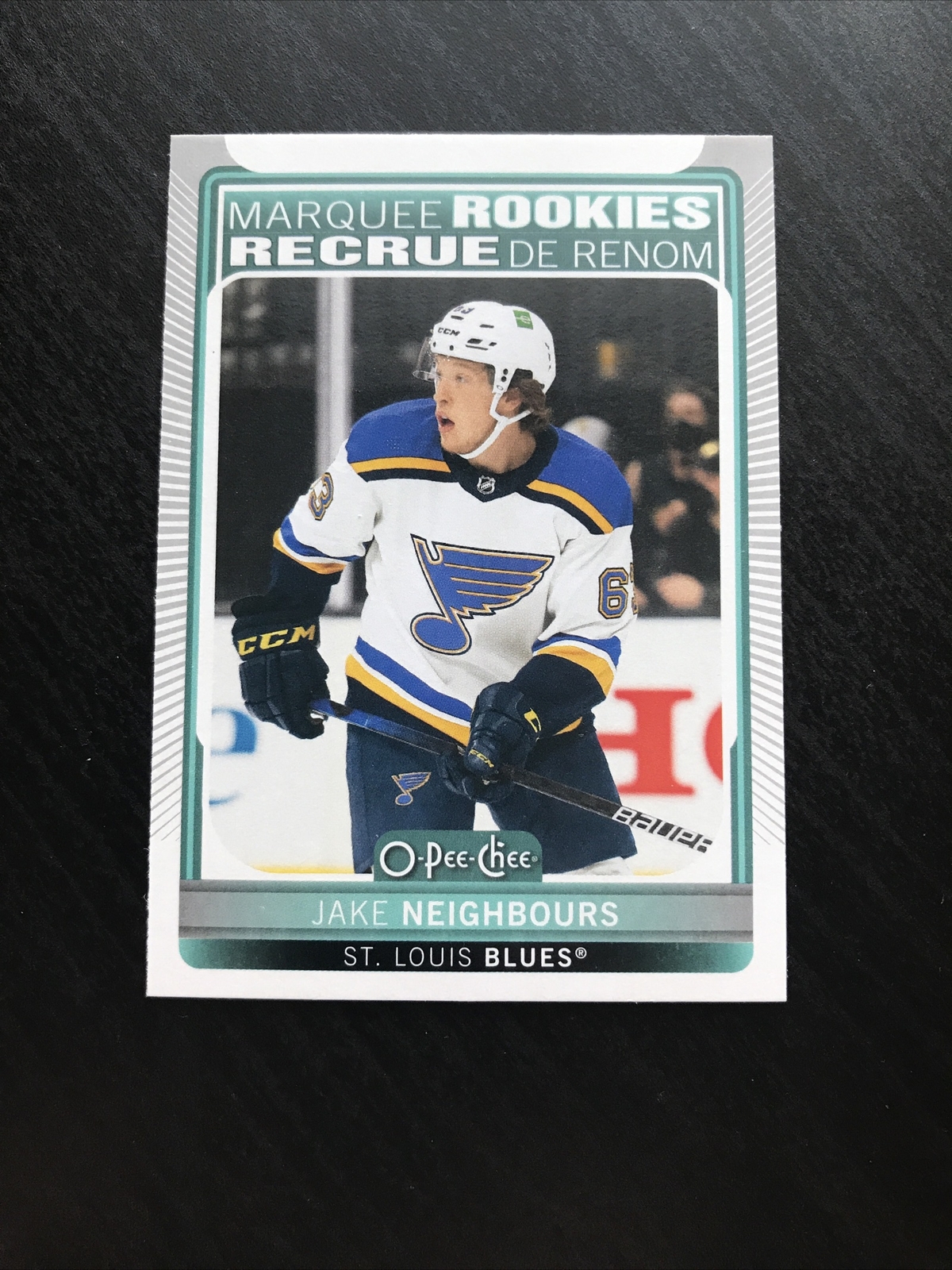 2020-21 O-Pee-Chee Marquee Rookies Jake Neighbours #614 St. Louis Blues ...