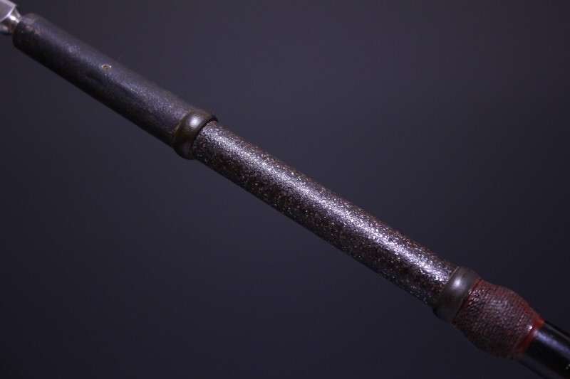 Japan Antique Edo iron spear Raden koshirae yoroi samurai katana sword ...