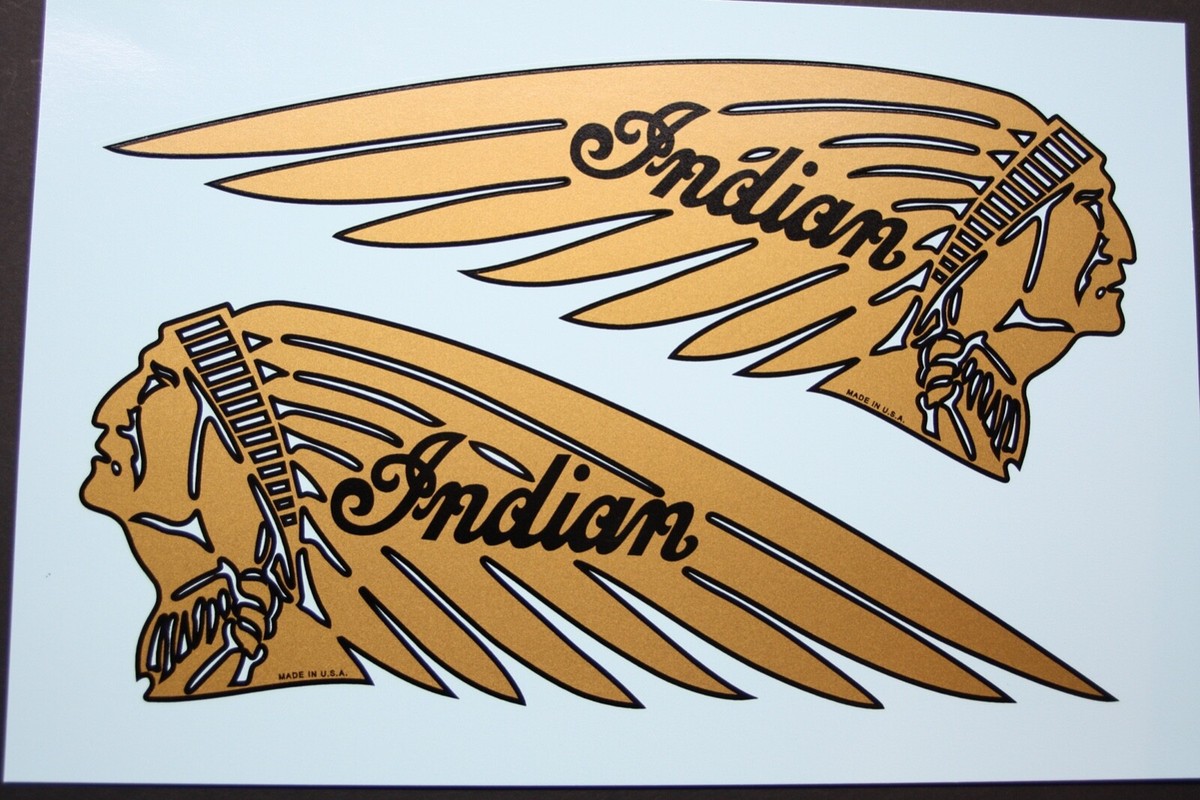 American Indian Decals For Motorcycles INDIAN MOTORCYCLES 1901 DECAL