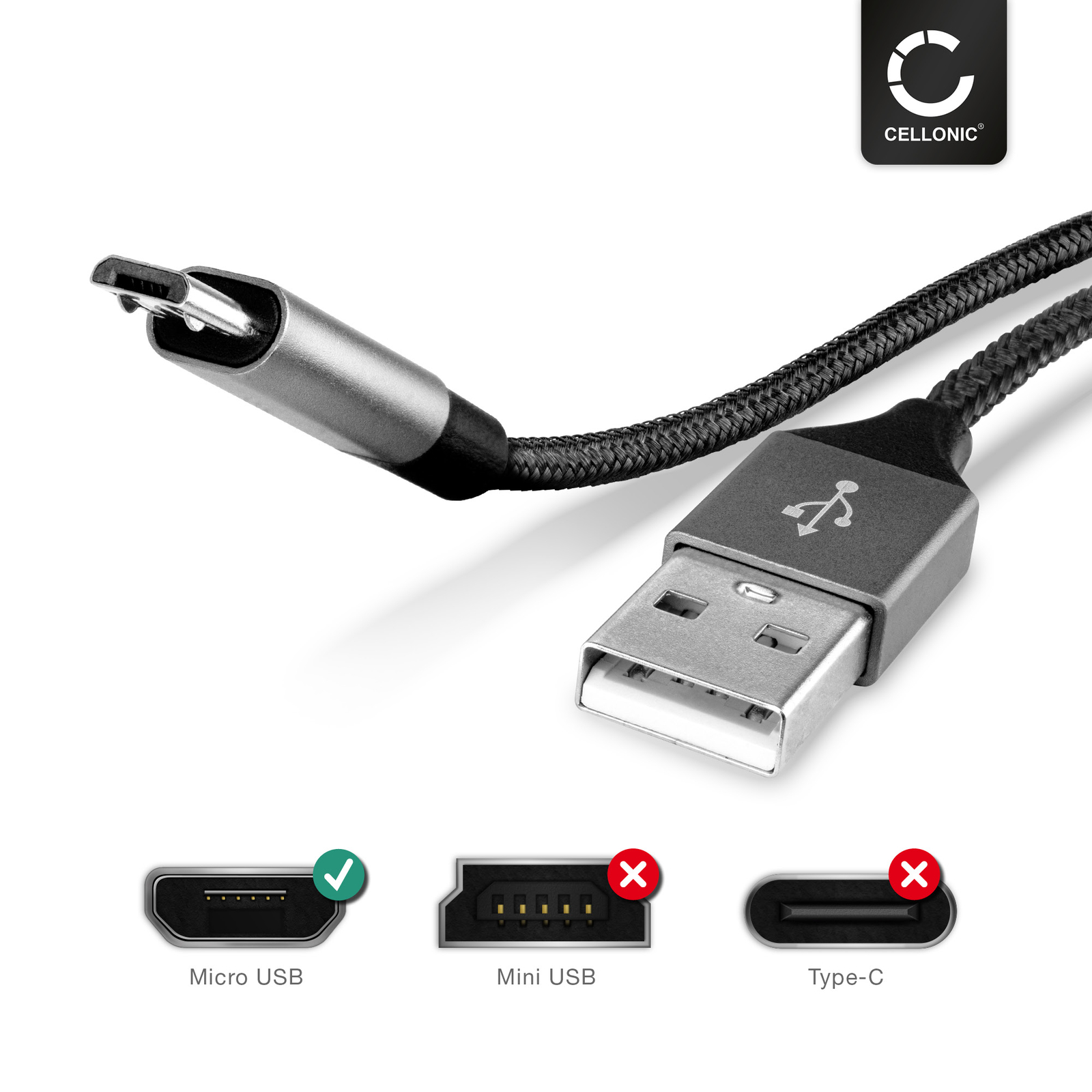 USB Kabel für Huawei MediaPad 10 Link (S10-2xx) Ladekabel 2A grau | eBay