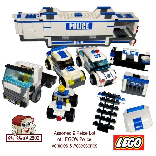 LEGO Lot Police Command Center & Vehicles 9pcs - used | eBay