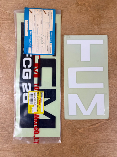 FCG25 TCM-MARK Black & White, 24889-12002 Decal Sticker Logo Japan OEM ...