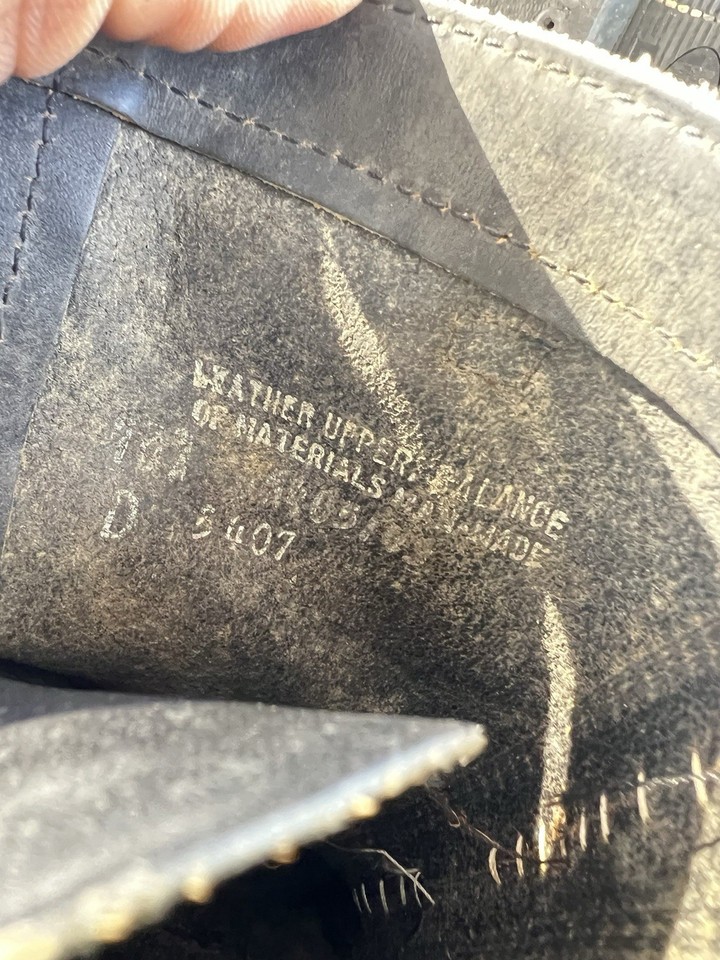 Men Vintage Leather Army Paratrooper Tanker Military Boots Straps ...