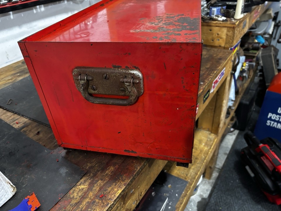 RARE Vintage MAC Tools 2 Drawer Middle Intermediate Box Rare Metal Logo ...