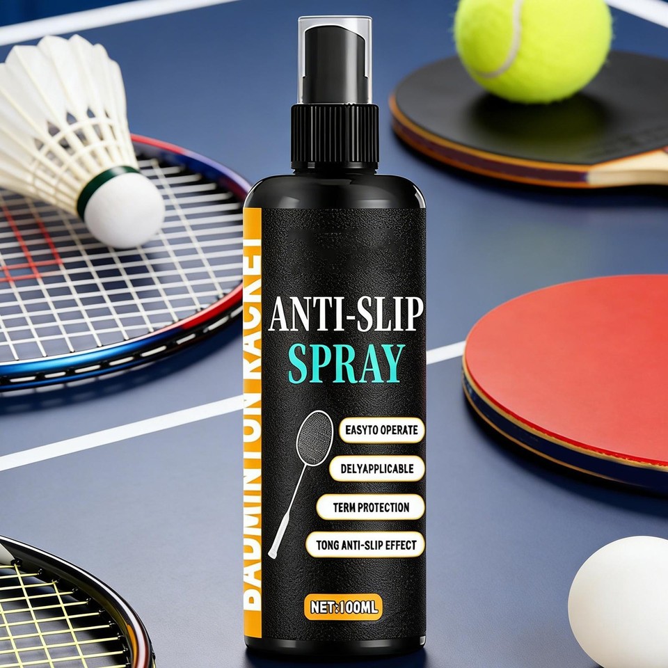 Racket Grip Hand Spray Anti-Slip Tennis Badminton Squash Padel Enforce ...