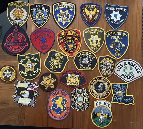 Set of 24 USA Police Patches | eBay UK